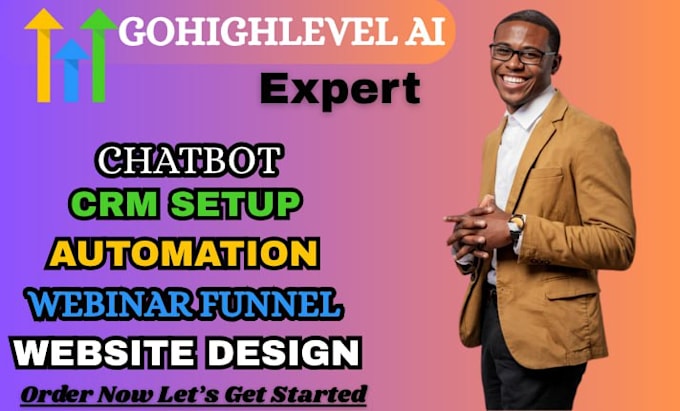 Setup gohighlevel ai, crm automation, ai agent, expert, gohighlevel sales funnel by Kentchy | Fiverr