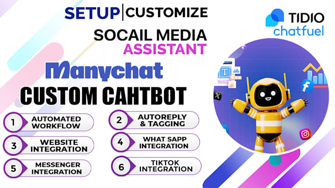 Erstellen sie mit manychat einen chatbot für social-media-plattformen ...