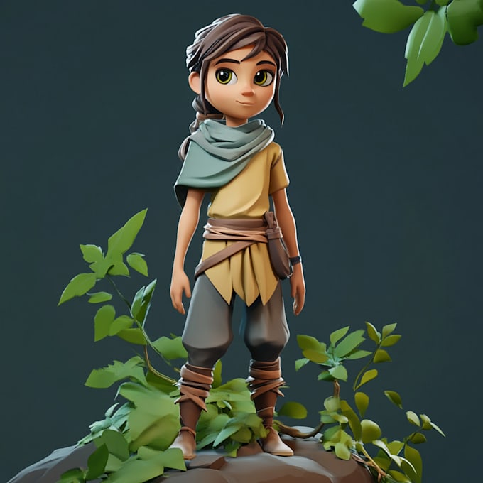 Draw 2d game characters, game assets, game ui design, icons, by ...