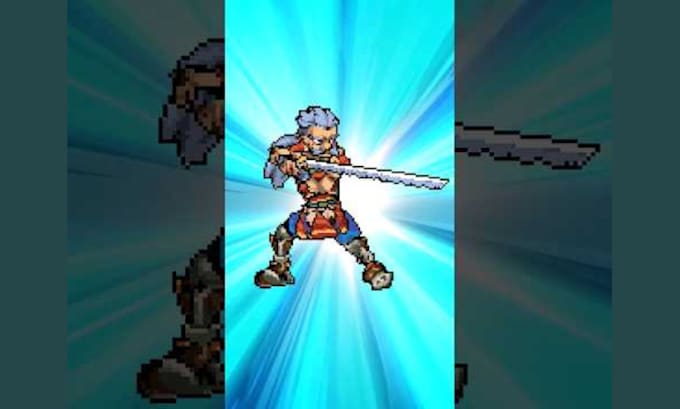 Draw a professional pixel art sprite sheet animation scene character ...