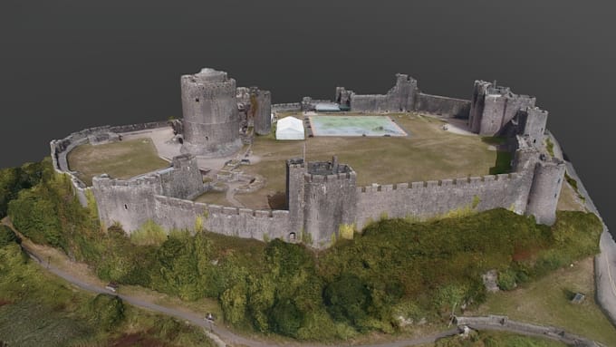 Fantasy tabletop 3d terrain, 3d wargame environment, castle, table top ...