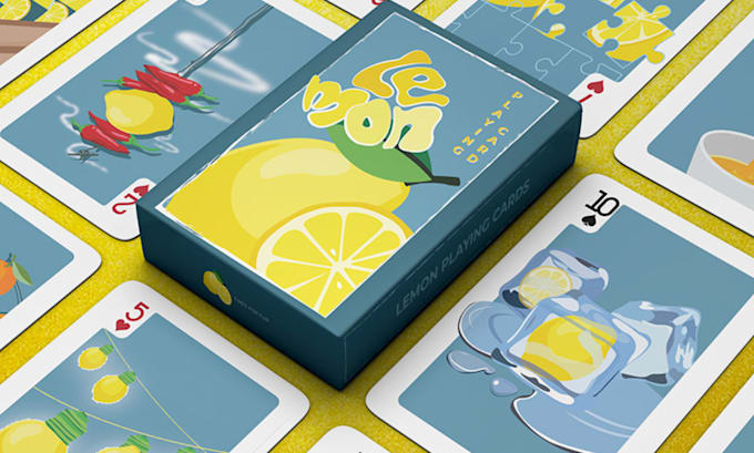 Design 52 playing card game card box mockup rulebook board game design ...