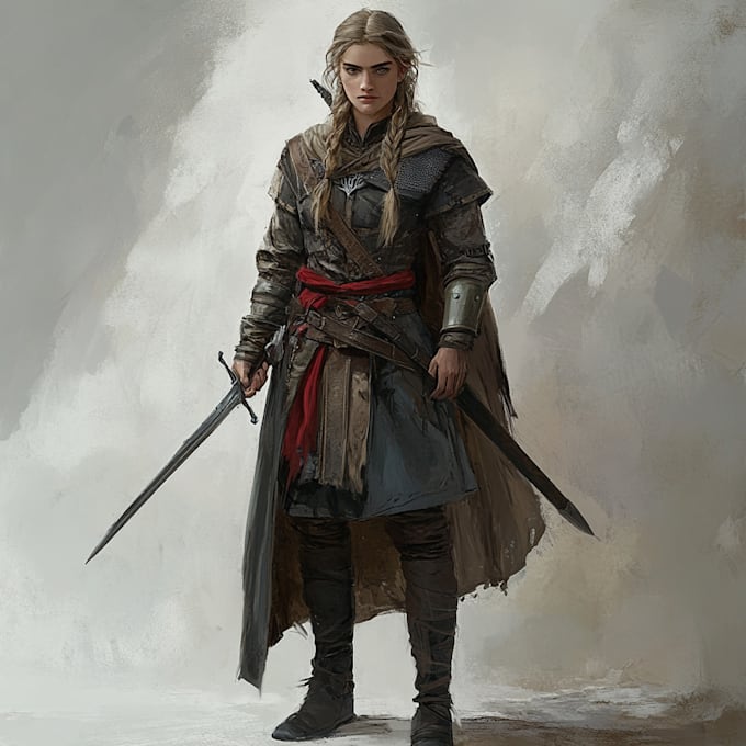 Draw dnd, fantasy character and dnd character art for you by Kotstopus ...