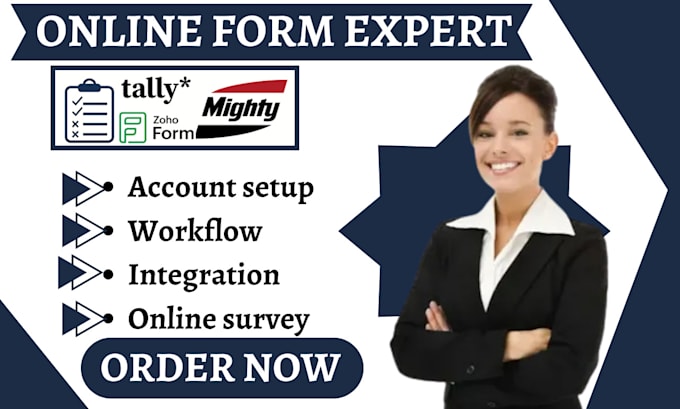 Create hey form tally mighty form get form iterable form zoho form survey form by Estherformguru ...