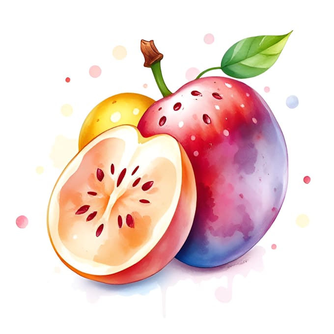 Draw digital watercolor drawing professionally by Fernaays | Fiverr
