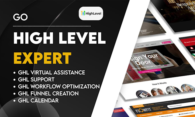 Be gohighlevel expert for go high level website, sales funnel, ghl automation by Aaqib_ali1 | Fiverr