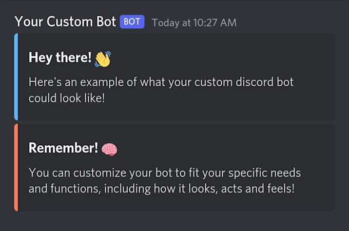 Make a custom discord bot by Easycode1 | Fiverr