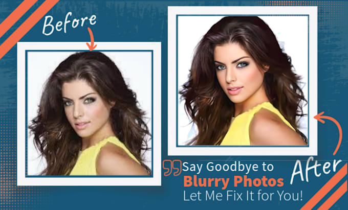 Fix and enhance blurry photos for clear, sharp images by K_sewwandi ...