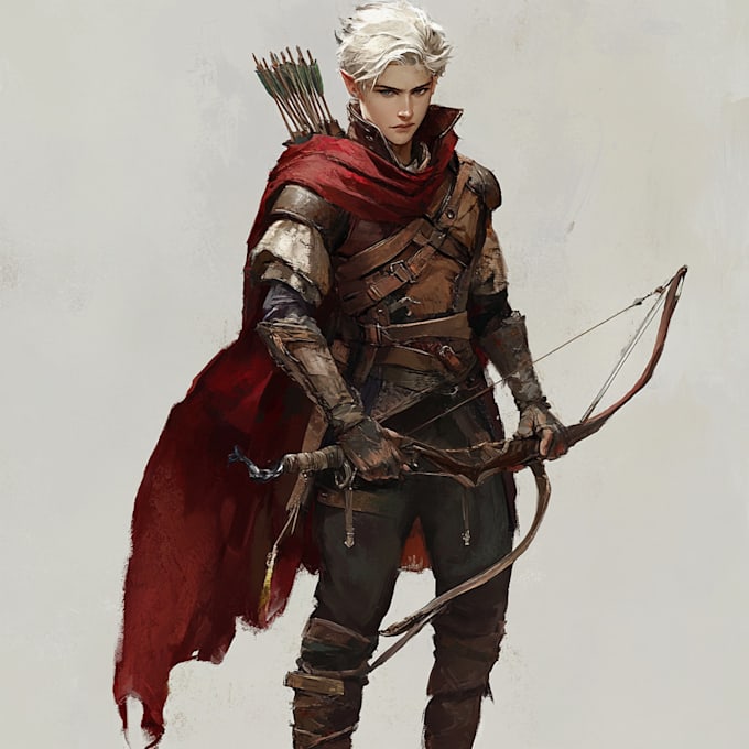 Draw dnd character art, illustration, concept art, commission art by ...