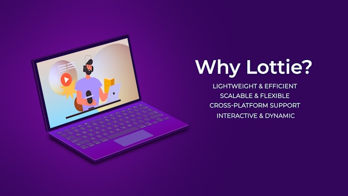 Create lottie file animation an animated gif, for your website and mobile app by Natalimotion ...