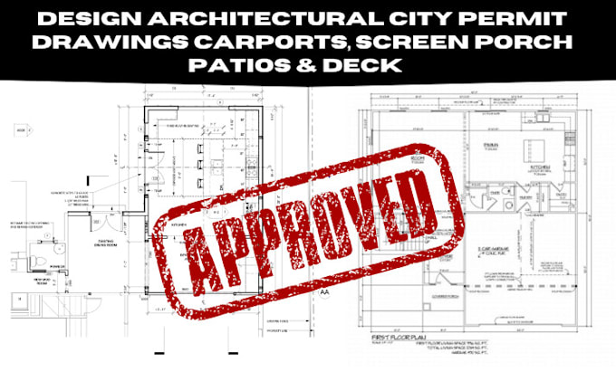 Design deck ,patio ,screen porch ,car port, garden for house plan city ...