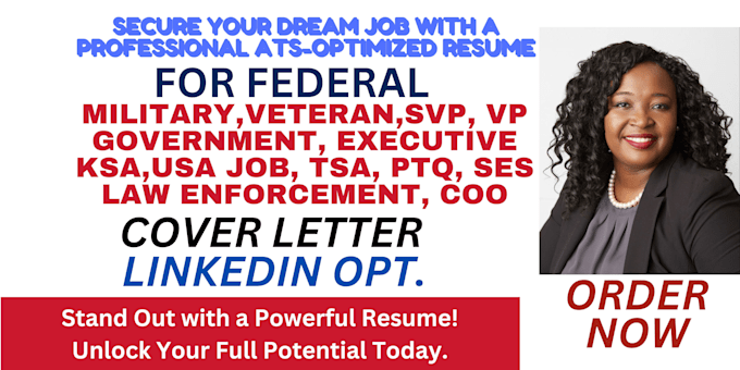 Write a jobwinning federal resume tailored for gs levels by Temmi_joe ...
