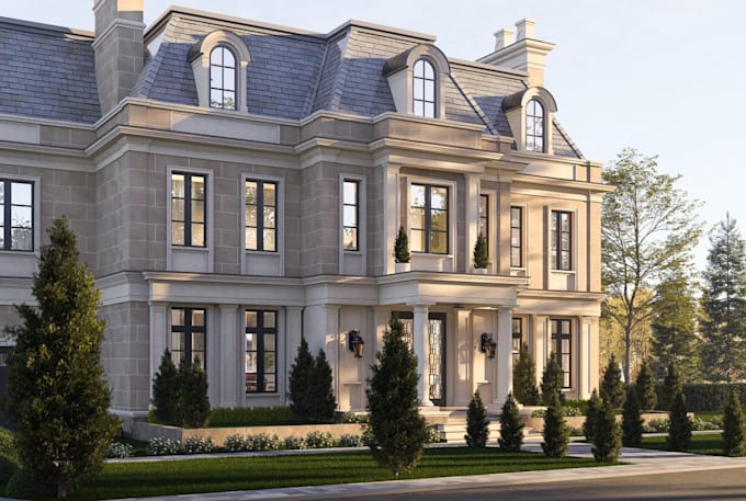 Realistic exterior renders for you by Kosta_biel | Fiverr