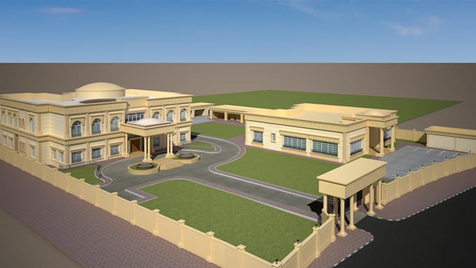 Create a realistic 3d game environment, terrain level design, vrchat ...