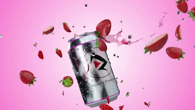 Do 3d beverages animation video 3d can bottle design 3d soda can ...