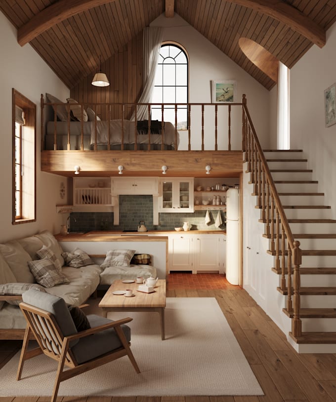 Create a 3d visualization of your dream room design by Wiktor_white ...