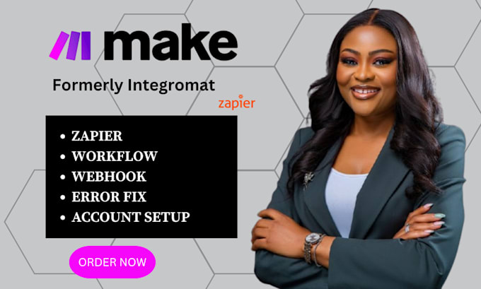 Do make com automation, made com, make com scenerio, make com ai automation by Gloriousbeau654 ...