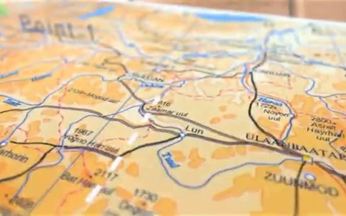 Do 2d 3d map animation video vector travel route map animation city ...