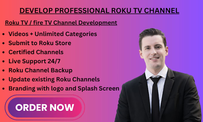 Develop professional roku tv channel by Roku_master3 | Fiverr