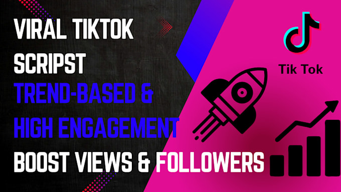 Create viral tiktok scripts and engaging social media content for your brand by Cengiz52 | Fiverr