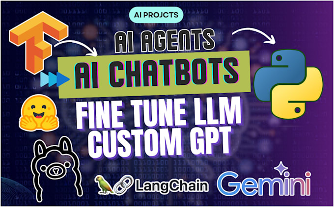 Build, finetune chatbots, ai agents for you using langchain and langgraph by Prince_farhan1 | Fiverr