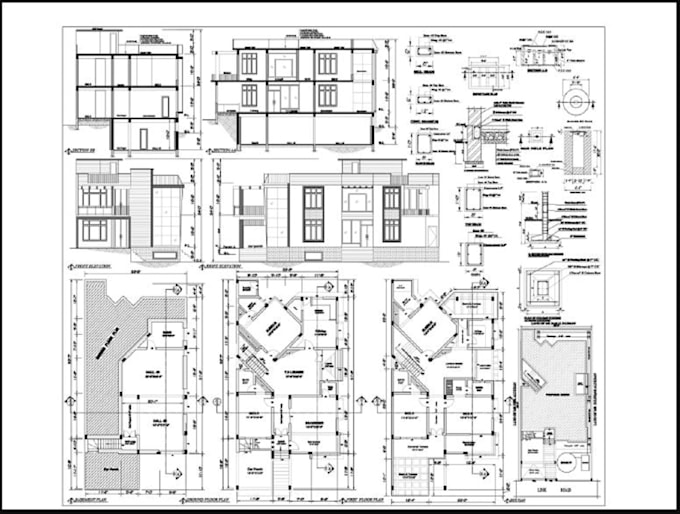 Architect draftsman of house mep adu structural floor layout city permit by Kalacodingworld | Fiverr
