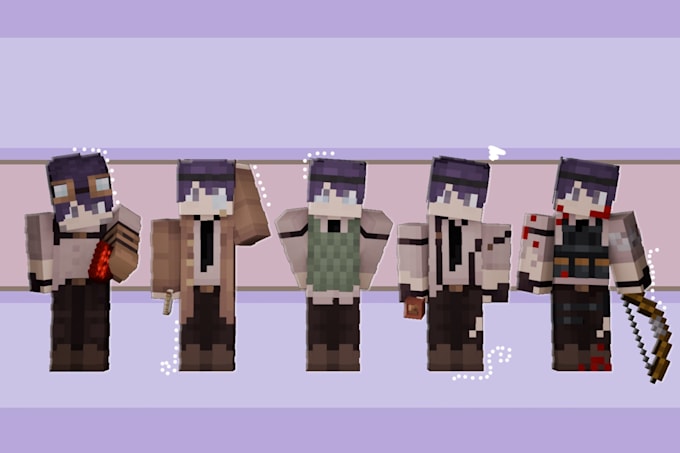 Create custom minecraft skins for you by O7darklord | Fiverr