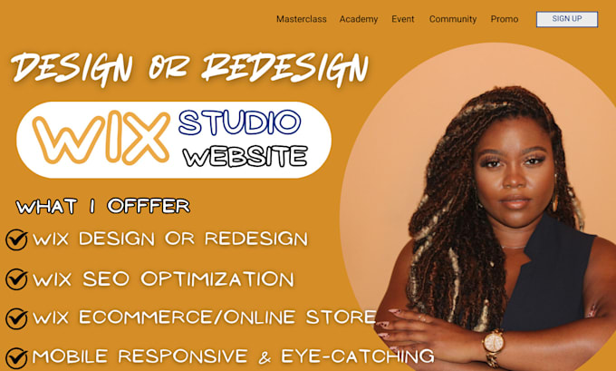 Create wix website design wix website redesign wix studio website ...