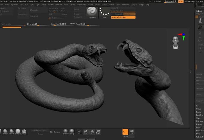 Do 3d wild animal reptiles model, resin model stl obj ztl format for 3d printing by Follinbricks ...