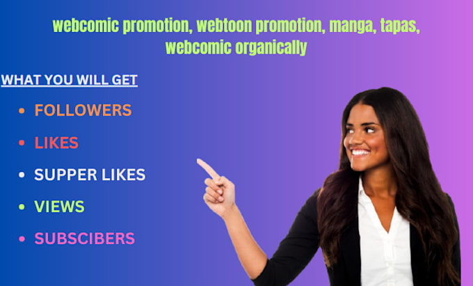 Promote your webtoon webcomic promotion comic tapas manga by ...