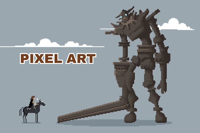 Do pixel art illustration and fight illustration by Gilliam_pixels | Fiverr
