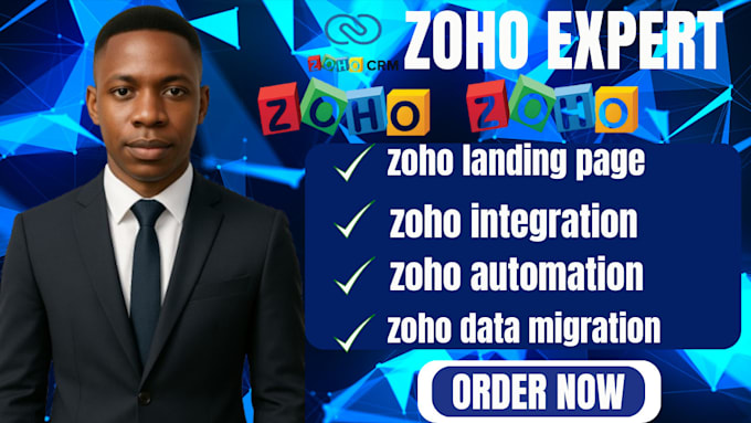 Setup zoho crm landing page automation integration data migration book workflow by Samu_el_0 ...