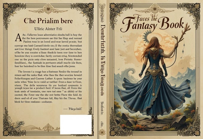 Design your fantasy book cover by Vivetteessis | Fiverr