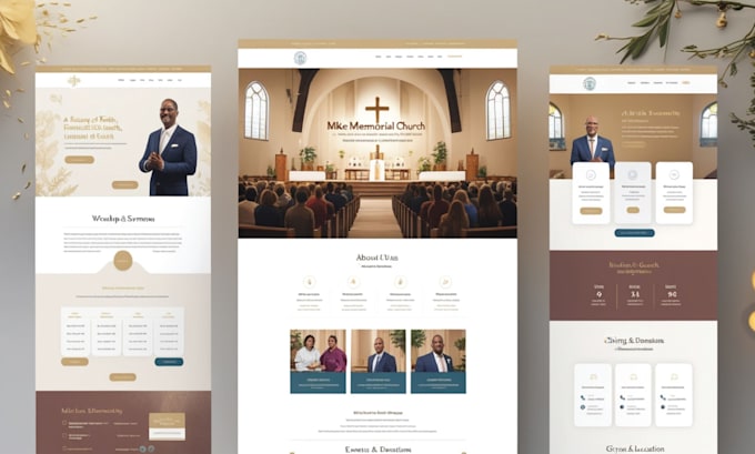 Build modern charity, community, christian, church ministry, non profit ...