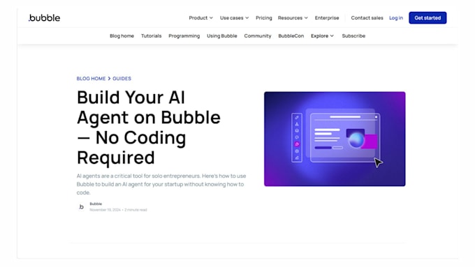 Be your bubble bubble io bubble io ai app developer bubble developer by Dev_evans11 | Fiverr