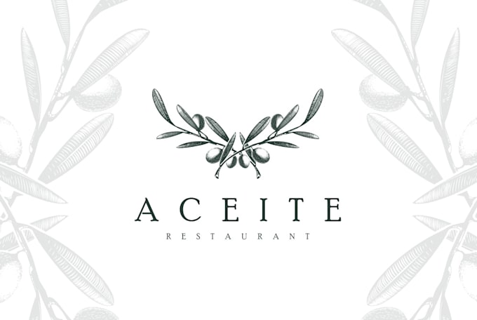 Create a vintage olive restaurant logo that reflects your brand by ...