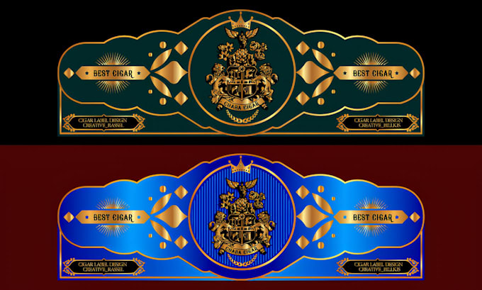 Do a premium cigar logo, cigar band, cigar label and cigar box design ...