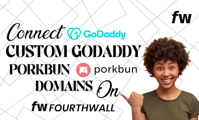 Connect custom godaddy domains, porkbun domains on fourthwall pod store website by Storespro ...