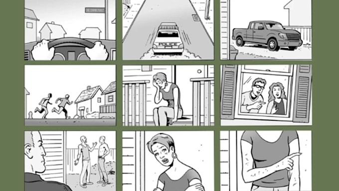 Create professional storyboard or film animation, animatics for your ...