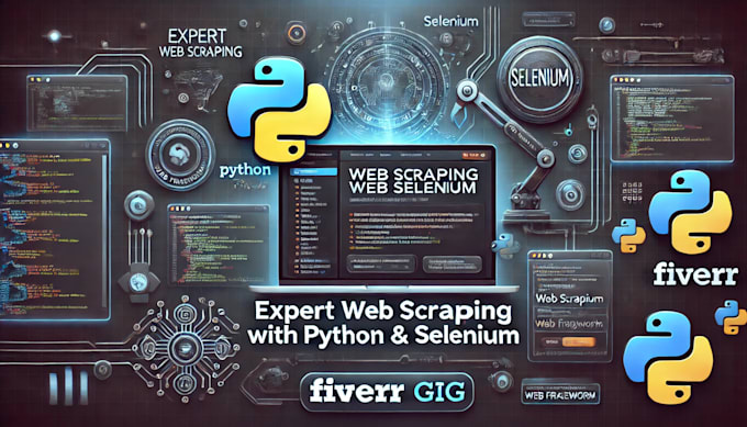 Make a web scraping script using python and selenium by Xhulioxhelilai | Fiverr