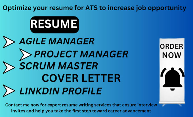 Do ats optimized resume linkdin profile cover letter by Jedah_112 | Fiverr
