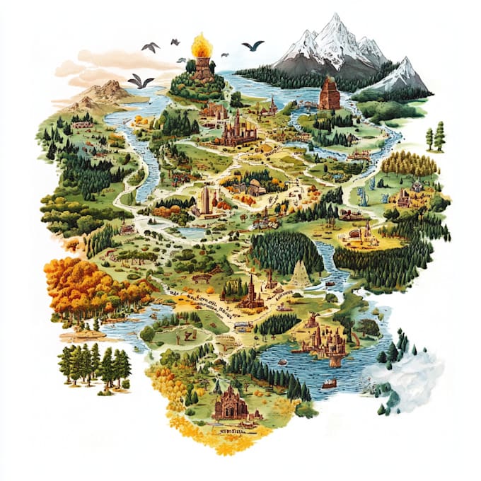 Make your fantasy maps and world by Ordenaleigh | Fiverr