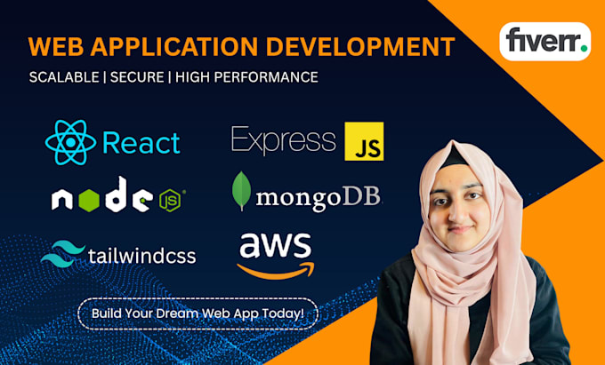 Develop web applications using react, node, mongo db, tailwind css by Hamna_hashmi | Fiverr