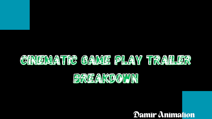 Do 3d cinematic game trailer vfx animation gameplay game cutscenes in ...