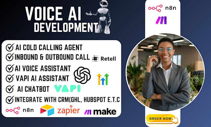 Setup vapi ai calling agent, ai cold calling agent, retell ai, ghl chatbot, vapi by Praise_web2 ...