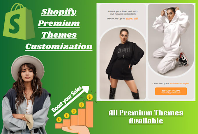 Install every premium shopify theme for your shopify store by Amnaramzan849 | Fiverr