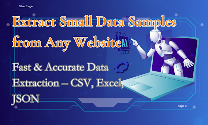 Extract small data samples from any website by Silverforge | Fiverr Extract small data samples from any website by Silverforge | Fiverr