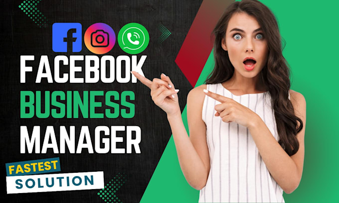Create facebook, instagram, whats app business manager and ads account by Siam_rahm | Fiverr
