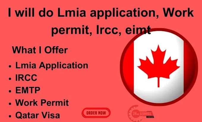 Do lmia application, work permit, ircc, eimt by Ariel_gan | Fiverr