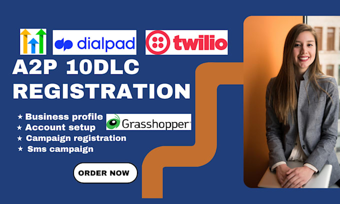 Do grasshopper tcr registration and a2p 10dlc dialpad, ringcentral by Goodne_ss | Fiverr